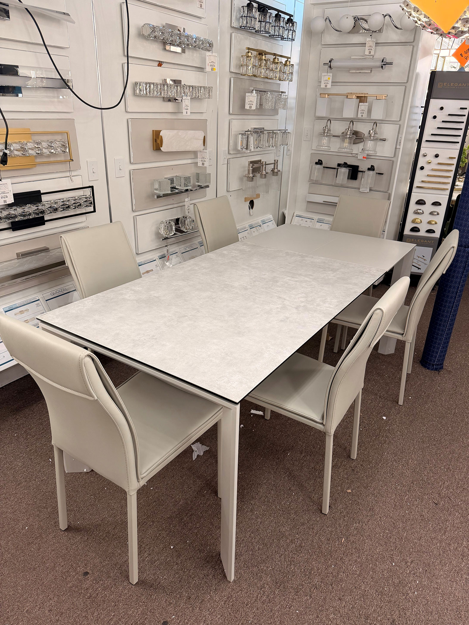 Aurora Dining Table in Grey, now on display at our retail partner ...