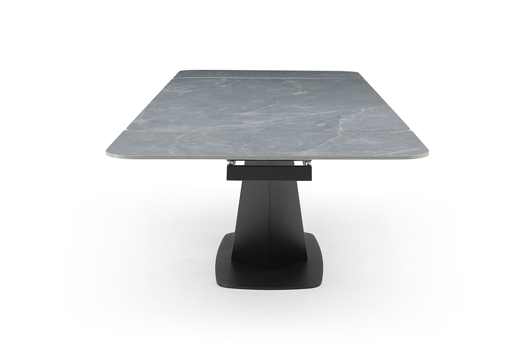 9436 Dining Table with 1218 swivel grey taupe chairs, Kitchen Tables ...