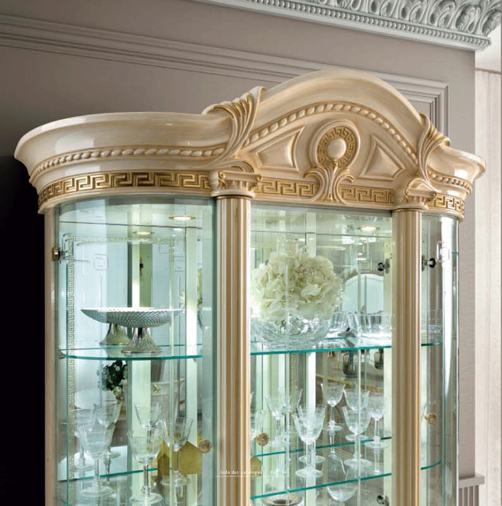 Aida 4 Door China Ivory, China Cabinets and Buffets, Dining Room Furniture